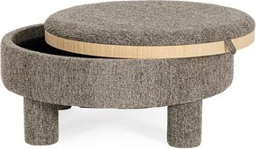 Taupe taburet Tanya – Bizzotto