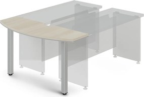 Jednací stůl TopOffice 370 x 140 cm, akát světlý