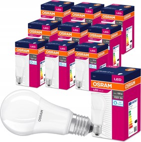 10x Led žárovka E27 13W 100W 1521lm 6500K Osram