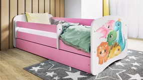 XXXLutz POSTEL PRO DĚTI A MLÁDEŽ 80/160 cm, bílá, pink MID.YOU - Dětské pokoje sestavy - 00214200022L