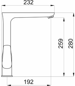 Novaservis - Dřezová baterie METALIA lesklý chrom