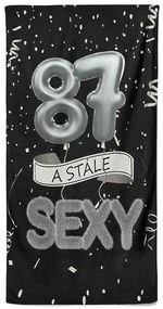 Osuška Stále sexy – černá (věk: 87)