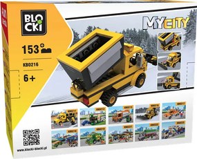 Blocki stavebnice MyCity sněžný pluh typ LEGO 153 dílů