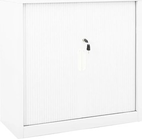 vidaXL Skříň s posuvnými dveřmi 90 x 40 x 90 cm ocel [336430] Barva: Šedá