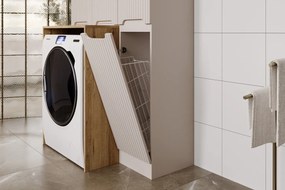 Koupelnová sestava Nova Cashmere I se skříňkami a deskou 100 cm kašmírová
