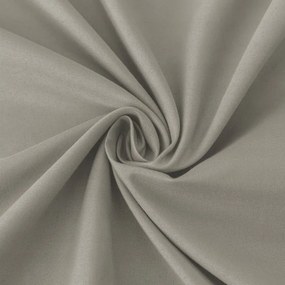 Prostěradlo z mikrovlákna MICROVELLE světle šedé 90x200 cm