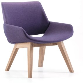 Designová křesla Monk Easy Wood Base Armchair