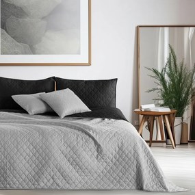 DecoKing Přehoz na postel Axel silver - bla, 220 x 240 cm, 220 x 240 cm