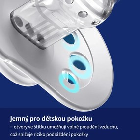 LOVI Dudlík silikonový dynamický CAPICHILL 0-6m 2ks kluk