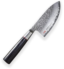 Chef-Mini 100mm-Suncraft Senzo Classic-Damascus-japonský kuchyňský nůž-Tsuchime- VG10–33 vrstev