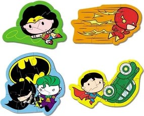 Clementoni Moje první PUZZLE Justice League: Superhrdinové 4v1 / 3+6+9