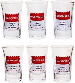 Sada 6 odlivek VAROVÁNÍ 40 ml