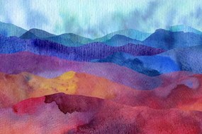 Obraz Barevné Abstraktní Pohoří Nedostatek Nedostatek Plátno Canvas 120x80