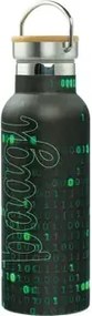 BAAGL Termoláhev s bambusovým víčkem Numbers 500 ml