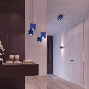 Sollux Lighting Nástěnné svítidlo QUAD 1 ultramarín