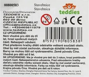TEDDIES Stavebnice dinosaurus / Plast / Mix druhů / 13x10 cm / od 6 le