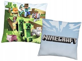 DĚTSKÝ DEKORAČNÍ POLŠTÁŘ MINECRAFT 40X40 CM VZOROVANÁ