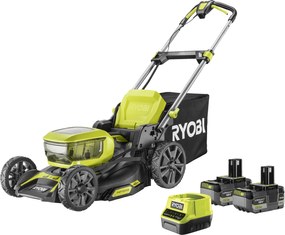 Ryobi RY18LMX46A-250 2 x 18V ONE+ Bezuhlíková sekačka na trávu záběr 46cm 2x5.0Ah