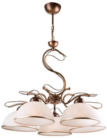 Lamkur Lustr na tyči COBRA 1xE27/60W/230V pr. 30 cm bronz/patina LM-1.52/BRĄZ
