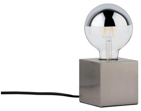 Paulmann 79730 Kura, stolní lampa z broušeného železa, 1x20W E27, výška 8,5cm