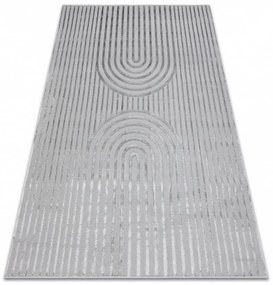 Kusový koberec Trigna stříbrnošedý 80x150cm