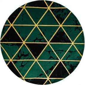 Kusový koberec Emerald 1020 green and gold kruh, 120x120 (priemer) kruh, zelená, obývacia izba, Dywany Łuszczów