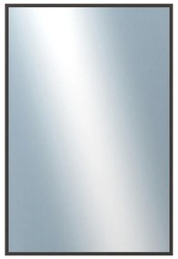 DANTIK - Zarámované zrcadlo - rozměr s rámem cca 40x60 cm z lišty Hliník černá | P22-021 (7022021)