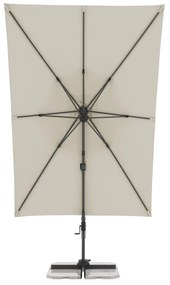 Doppler ACTIVE 310 x 210 cm - moderní slunečník s boční nohou přírodní