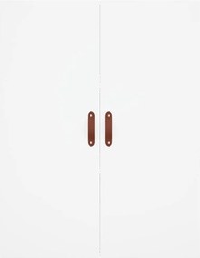 Skříň highboard bílá 69,5 x 34 x 180 cm kompozitní dřevo 3196043