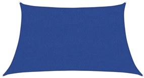 Stínící plachta 160 g/m² modrá 3/4 x 2 m HDPE 311543