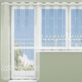 Žakárová záclona Tylex DAFNÉ balkonové dveře 200 x 250 cm