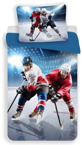 Jerry Fabrics Povlečení z mikrovlákna 140x200 + 70x90 cm - Hokej