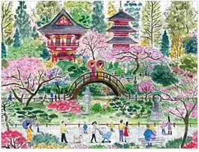 Galison Puzzle Japonská čajová zahrada 300 dílků / od 8 let