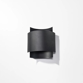 Sollux Lighting Nástěnné svítidlo IMPACT černé