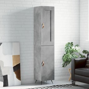 Skříň highboard betonově šedá 34,5x34x180 cm kompozitní dřevo 3200109