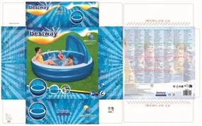 Bestway Nafukovací bazén Summer Days - 2.41x 2.41x1.40m
