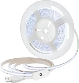 Solight LED COB pásek studená bílá / LED pásek / USB napájení / 5m / 7