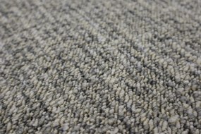 Vopi koberce Kusový koberec Alassio šedobéžový kruh - 400x400 (průměr) kruh cm