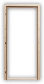 Hrdinka Obložkové zárubně 60 - 90 cm s těsněním 60 levé 16 cm
