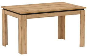 Jídelní rozkládací stůl, dub Wotan, 135-184x86 cm, TORONTA S