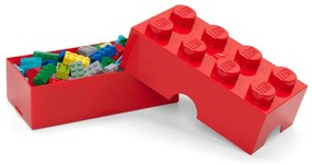 Červený svačinový box LEGO®