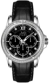Dámské luxusní černé vodě odolné náramkové hodinky JVD steel W53.3 - POSLEDNÍ KUS Domažlice