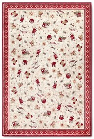 Červený koberec s vánočním motivem s příměsí bavlny 160x230 cm Toy's Delight Red Christmas – Villeroy&amp;Boch