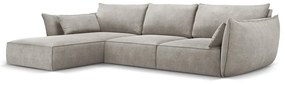 Světle šedá rohová pohovka (levý roh) Vanda – Mazzini Sofas