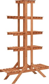 vidaXL Stojan na květiny 83 x 25 x 132 cm masivní jedlové dřevo [316390]