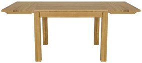 Drewmax ST302 160+2x45 cm dřevěný rozkládací jídelní stůl masiv dub