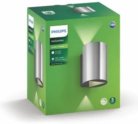 Philips 17357/47/P0 - LED venkovní nástěnné svítidlo BUXUS 2xLED/4,5W IP44