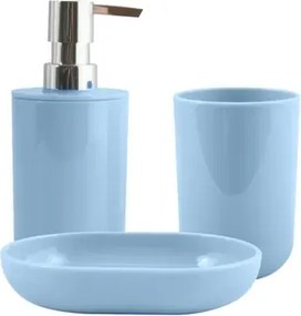 MSV INAGUA kelímek na zubní kartáčky světle modrý / plast