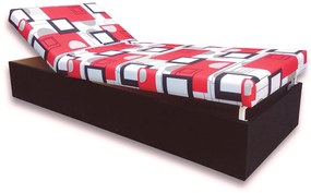 Jednolůžková postel (válenda) 80 cm Darcy (Černá 39 + Otawa 1). 793071