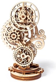Ugears 3D dřevěné mechanické puzzle Steampunkové hodiny